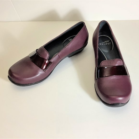 Dansko | Shoes | Sz 37 New Dansko Womens Burgundy Leather Loafers Shoes ...